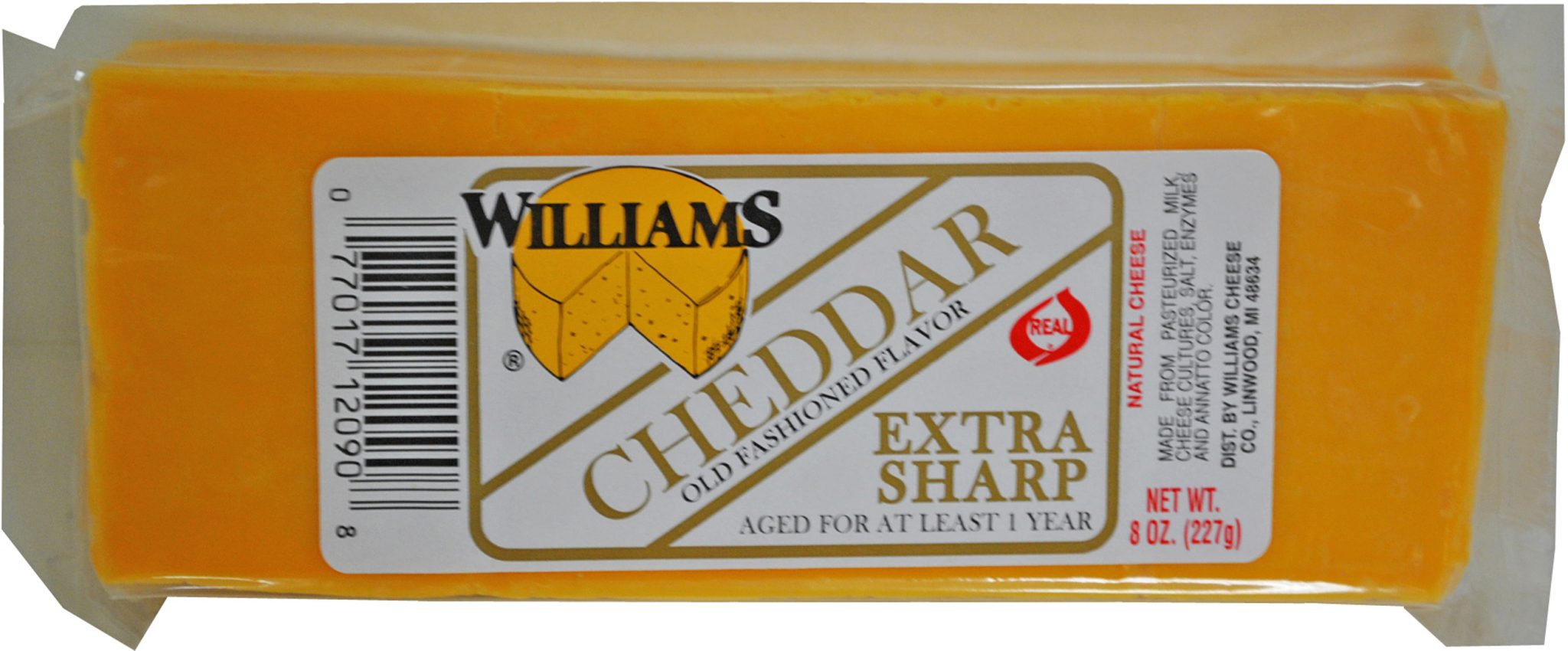 Extra Sharp Cheddar 8 oz. – Williams Cheese