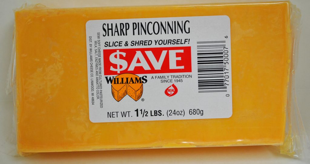 Sharp Pinconning Chunk 1.5 lbs. – Williams Cheese